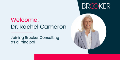Brooker Appointment Announcement: Dr Rachel Cameron - Brooker Consulting